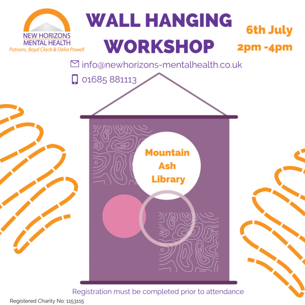 New Horizons - Wall Hanging Workshop - Mountain Ash Library - July 6th ...
